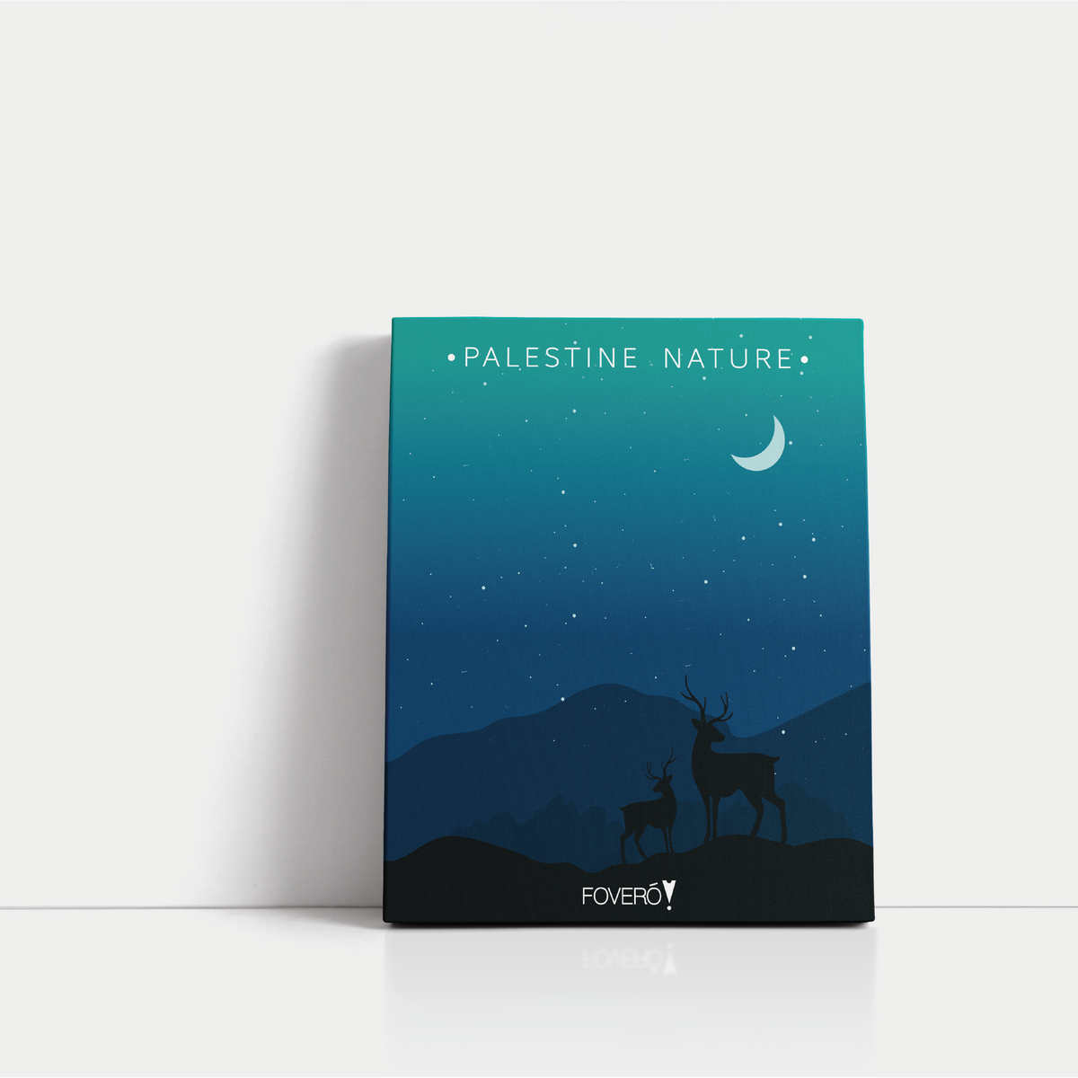 canvas-palestinian Deer – Fovero