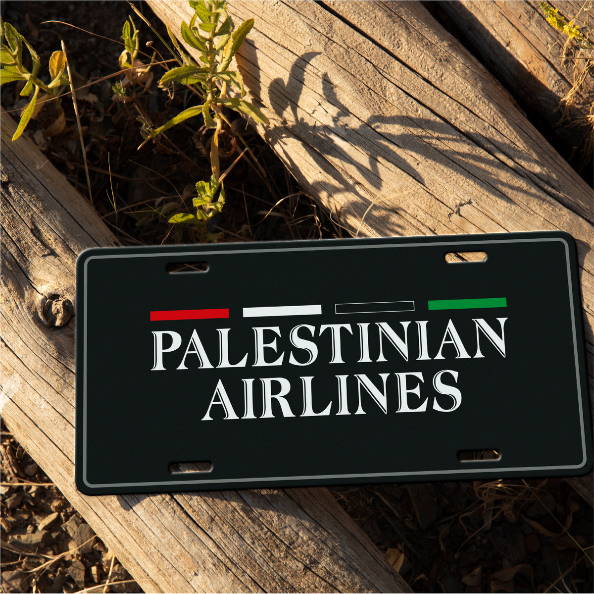 Car Plate - Palestinian Airlines – Fovero